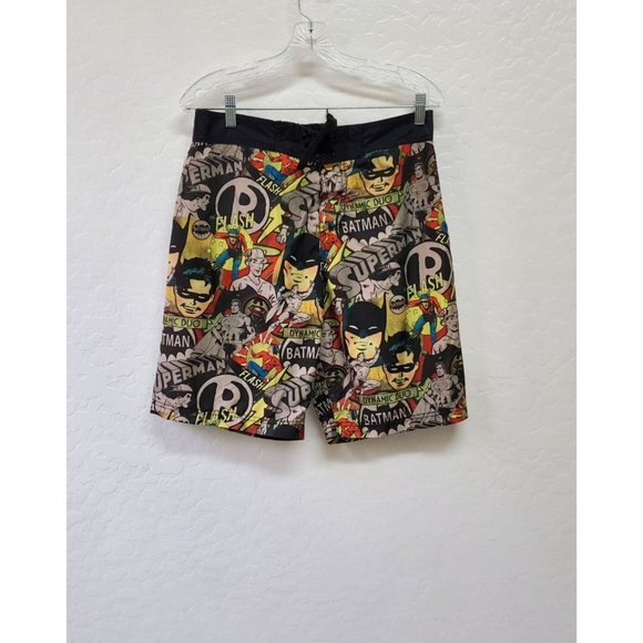 Batman | Swim | Dc Comics Batman Superman Mens Swim Trunks Board Shorts ...